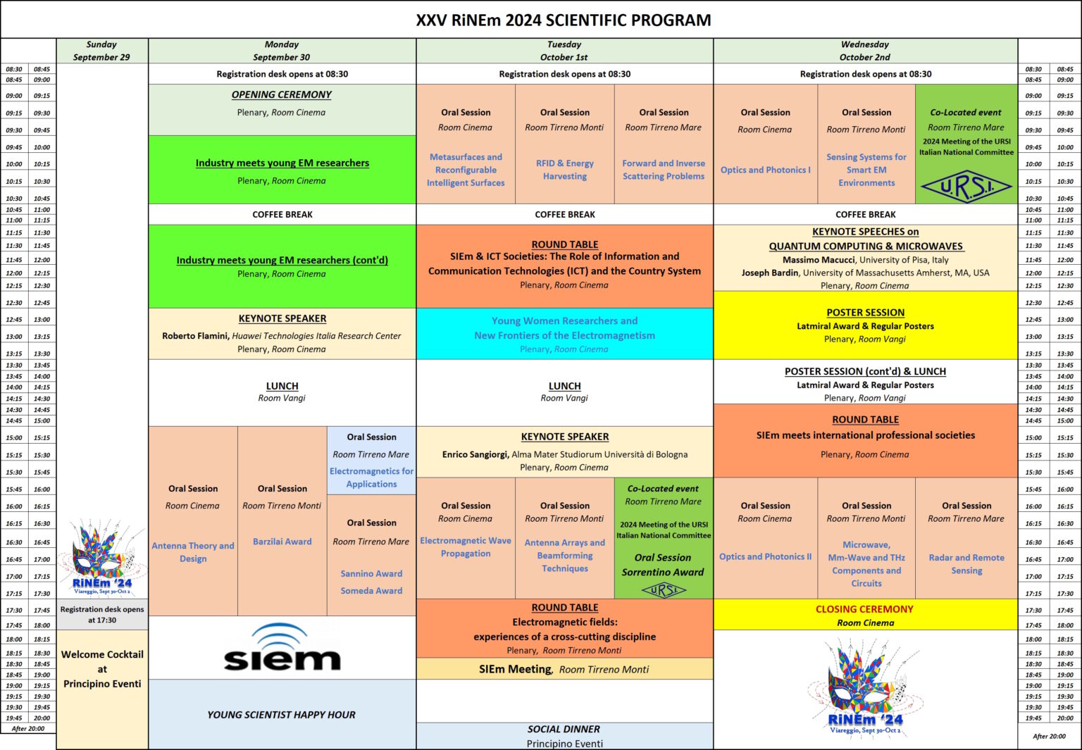 Program and Events – RINEM 2024